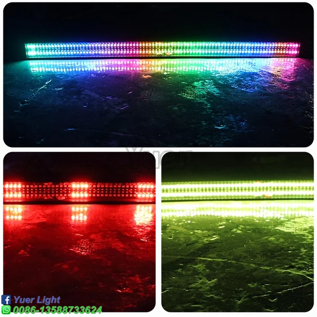 Új Érkező Led Pixel Strip Light Dmx512 Rdm Dj Disco Stage Effect Wall Washer Lámpa Rgb 4/12/88Ch ...
