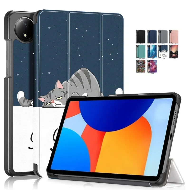 For Coque Redmi Pad SE 4G Case 8.7 inch Cute Paint Magnetic Smart ...