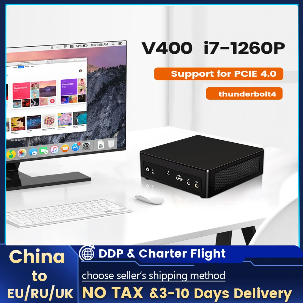 12th Gen Gamer Mini PC Intel i7 1260P 1165G7 Thunderbolt 4 Windows11 ...