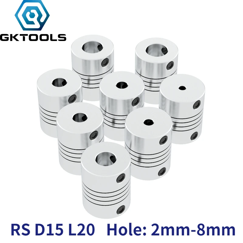 D15L20-2mm-3mm-4mm-5mm-6mm-6-35mm-8mm-Aluminum-Z-Axis-Flexible-Coupling ...