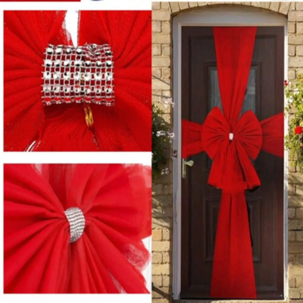 New Elegant Traditional Deluxe Door Bow Christmas Bow Tie Full Wrap ...
