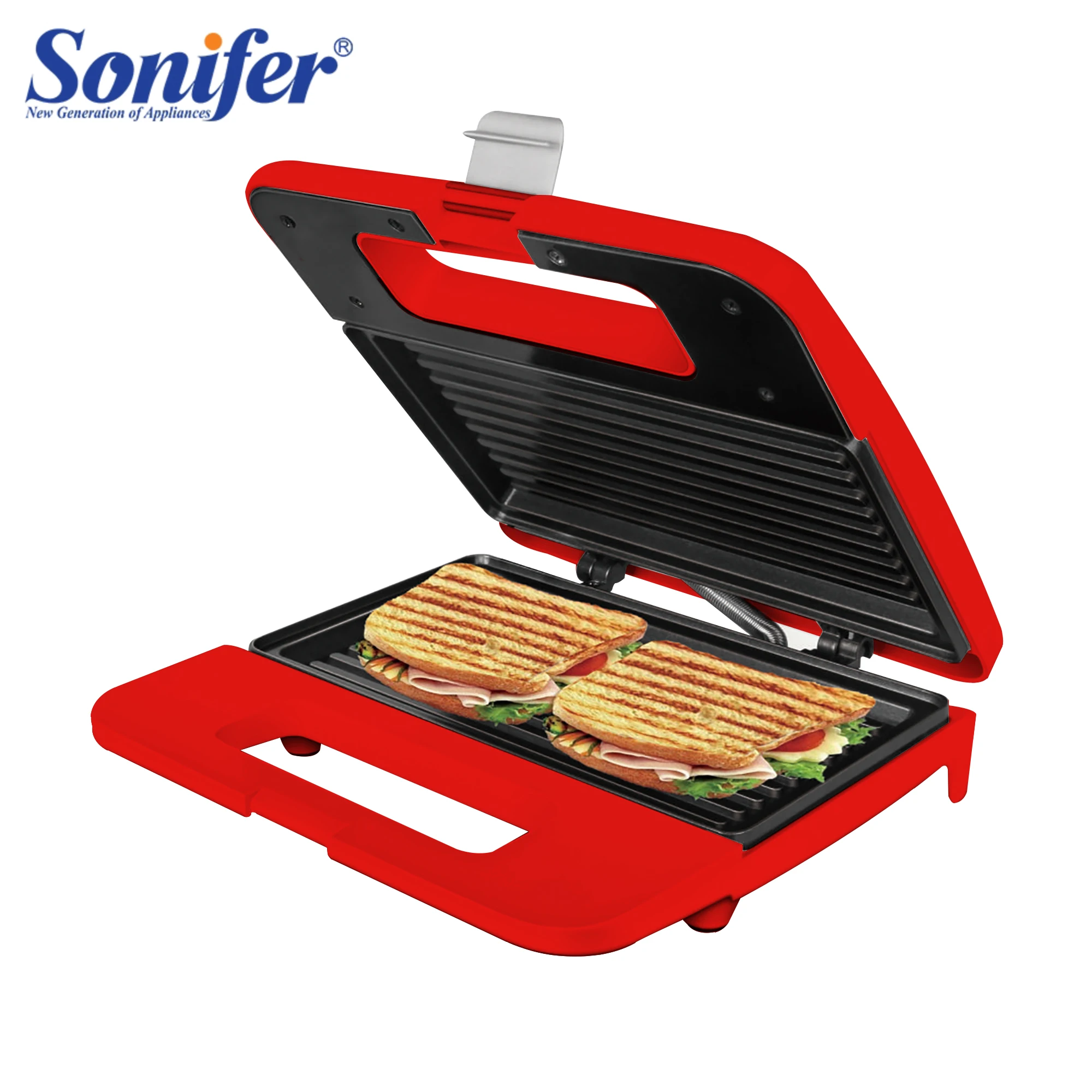 Electric Sandwich Maker Toast Cooking Kitchen Appliances Sandwiches ...