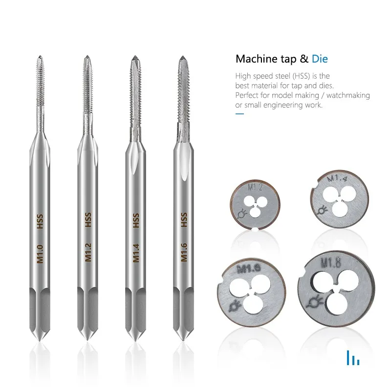 Clé et douille,Jeu de vis métrique,taraud et matrice,Machine à main droite,filetage du robinet ...