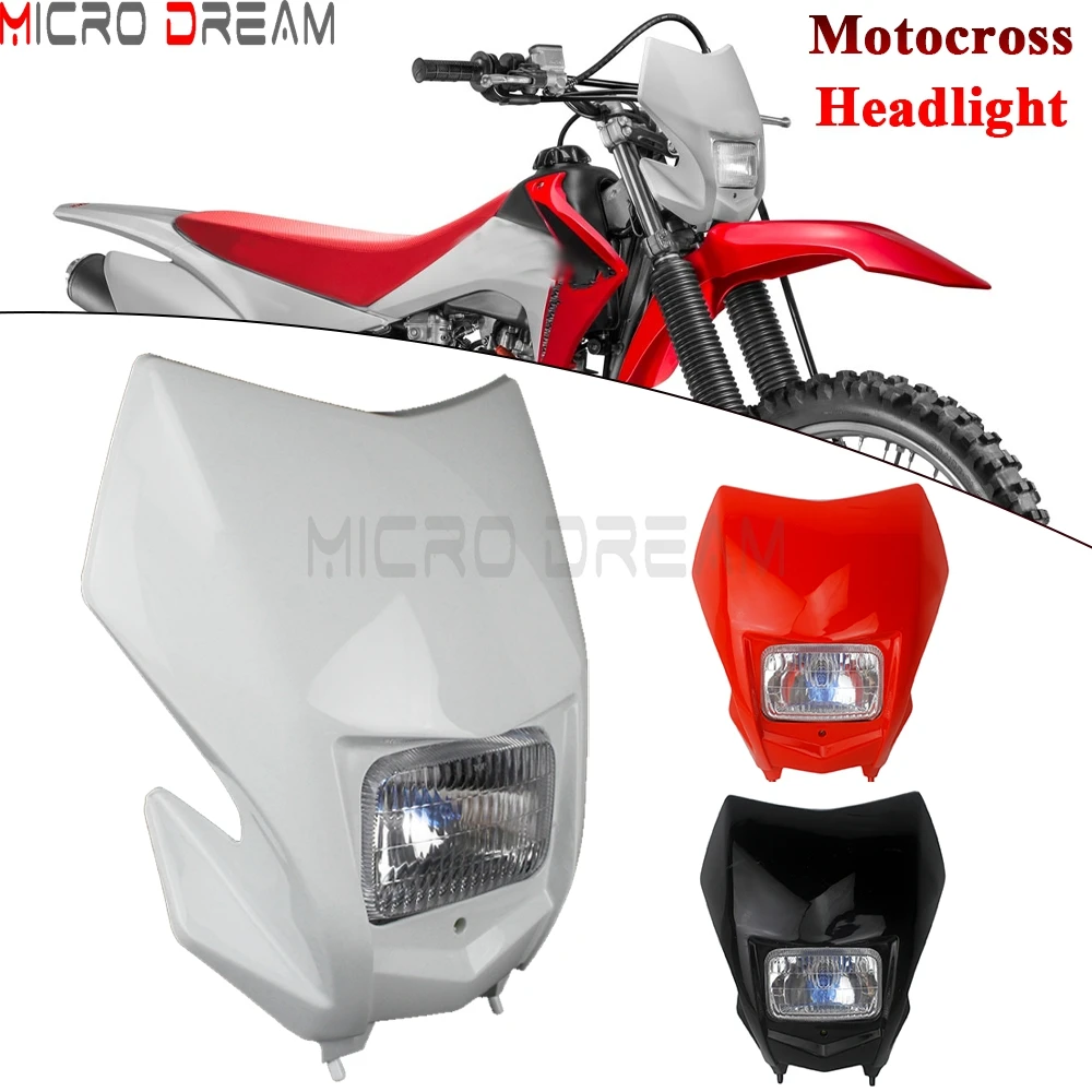 Motorcycle Headlight Motocross Enduro Headlamp Off Road For Honda ...