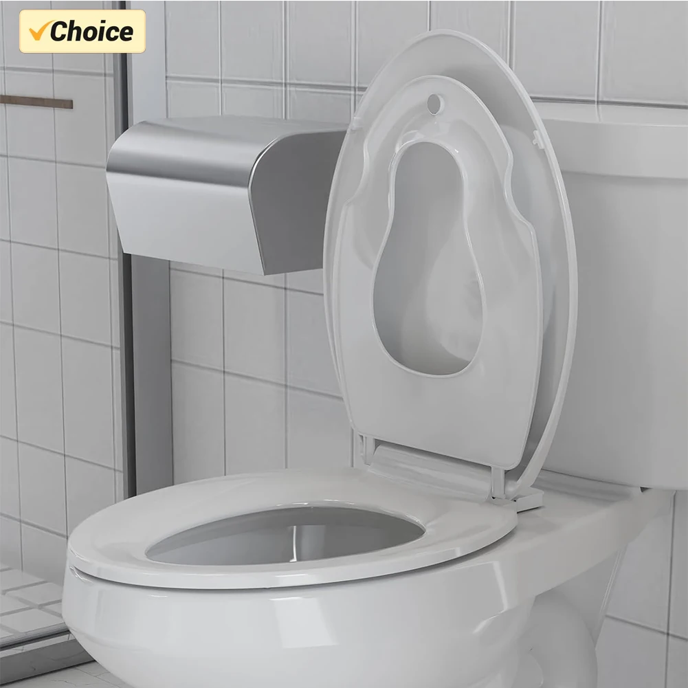 Elongated Toilet Seat with Quick-Release And Quick-Attach Plastic ...