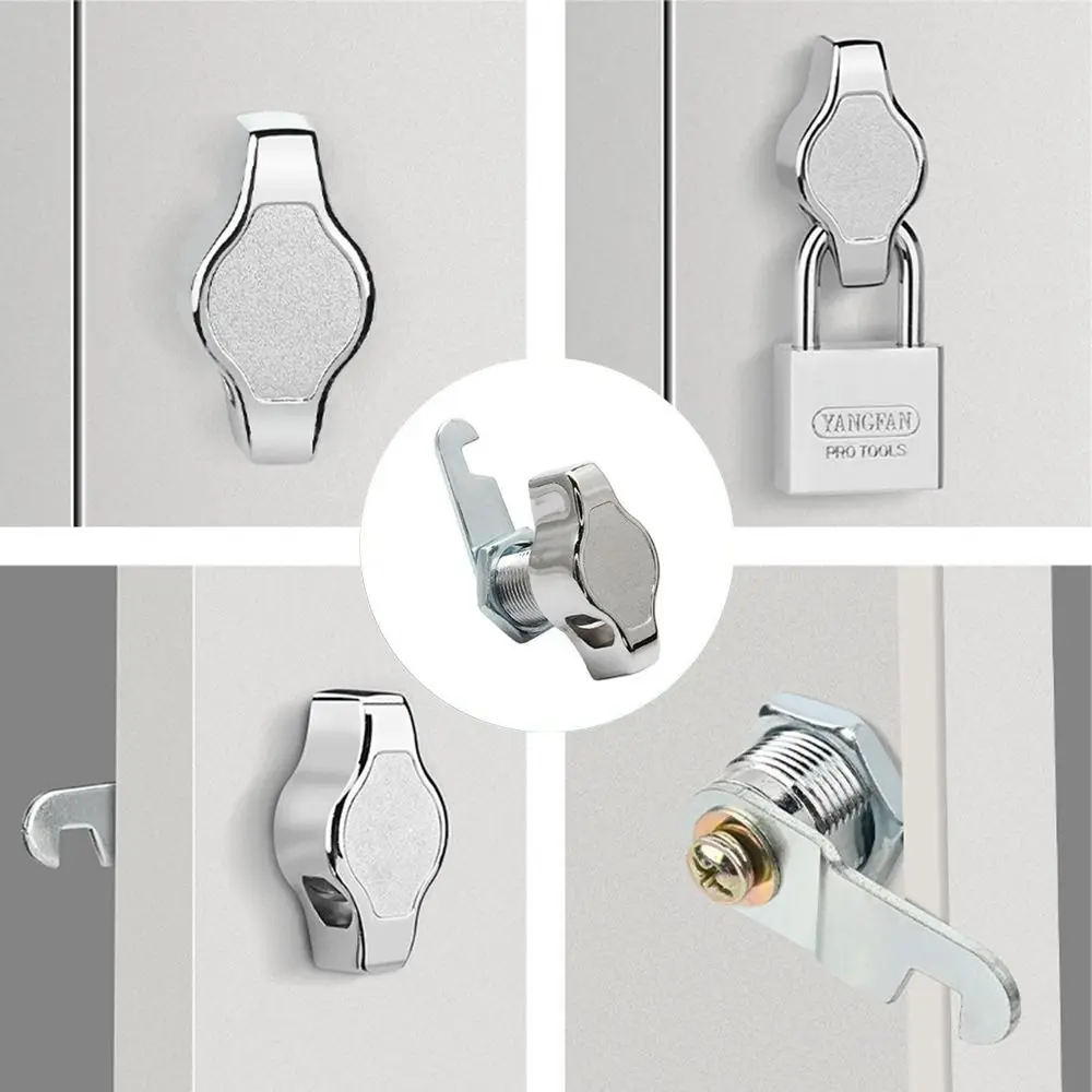 Cabinet-Door-Padlock-Zinc-Alloy-Keyless-Mechanical-Door-Lock-For ...
