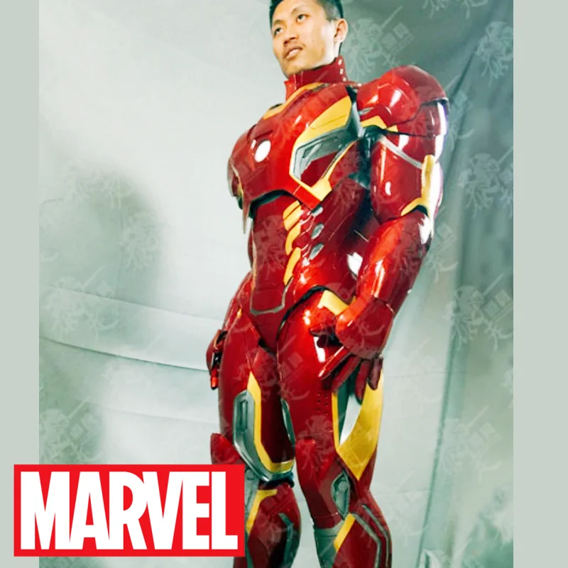 Marvel-Iron-Man-Vestu-rio-Vest-vel-Humano-Real-Mk43-Mk45-Cosplay ...