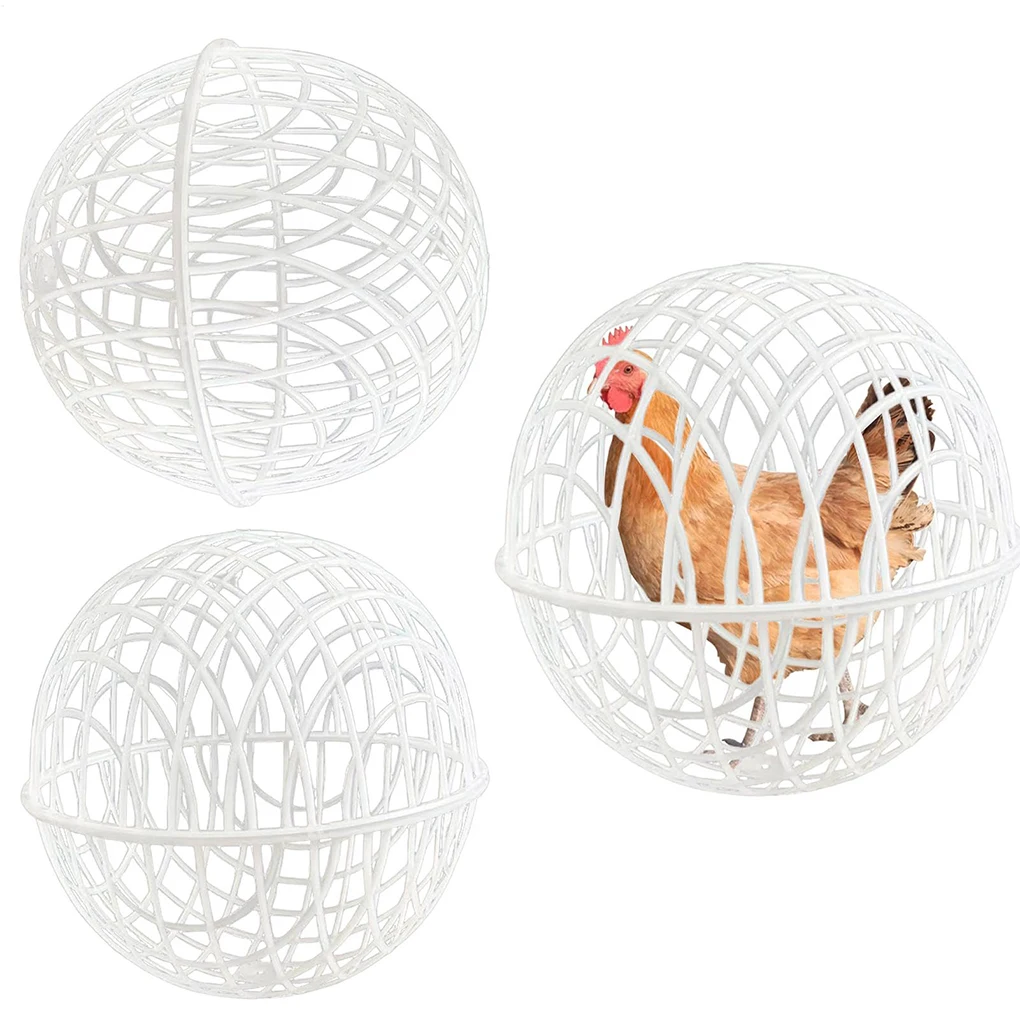 3pcs Walking Chicken Cage 20cm Rolling Ball Chicken Rabbits Ducks ...