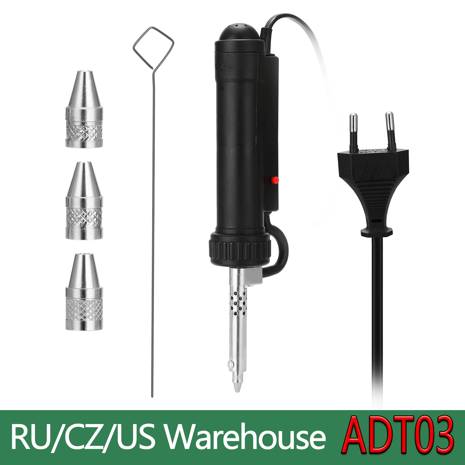 ADT03 Automatic Portable Electric Solder Tin Sucker Vacuum Soldering ...