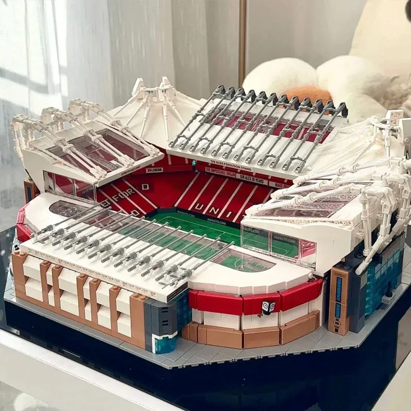 3898 PCS Old Trafford Football Field Stadium Building Blocks Bricks ...