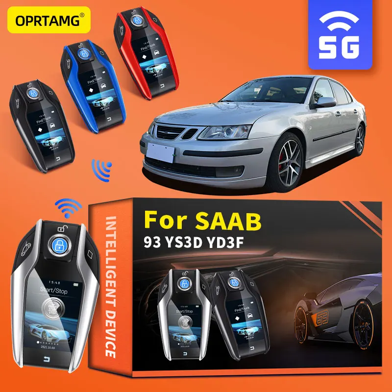 Modified One click start Car Smart Remote Control Key LCD Display For ...