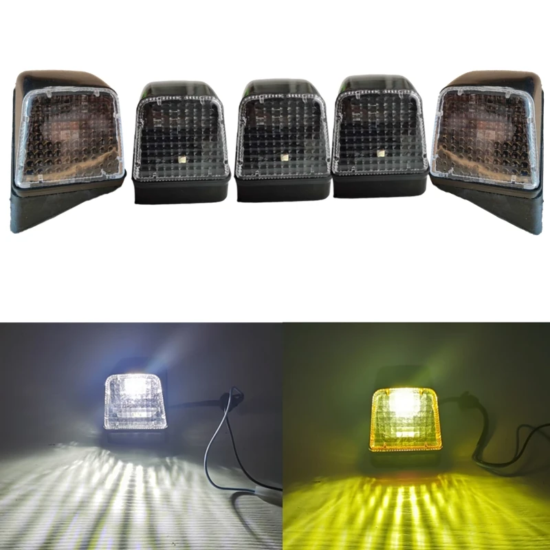 1pair-Led-White-24v-truck-top-lamp-For-volvo-heavy-truck-FH-truck-FM ...