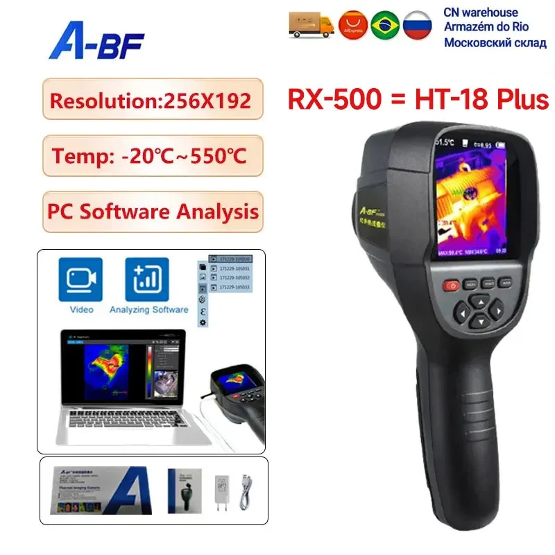 Infrared-Thermal-Imager-HT-18-Plus-RX-500-PCB-Circuit-Heating-Pipe ...