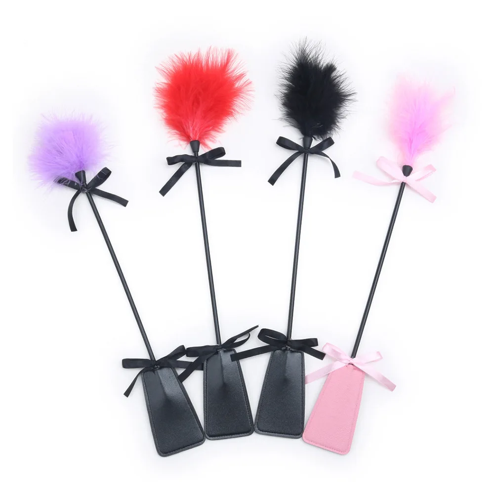 Sex-Toys-Flirt-Feather-Whip-Spank-Flogger-Clit-Tickler-BDSM-Bondage ...
