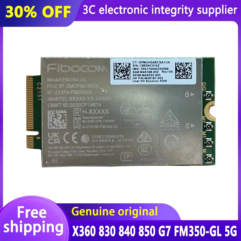 Fibocom-Módulo Original FM350-GL 5G M.2 para ordenador portátil HP X360 ...