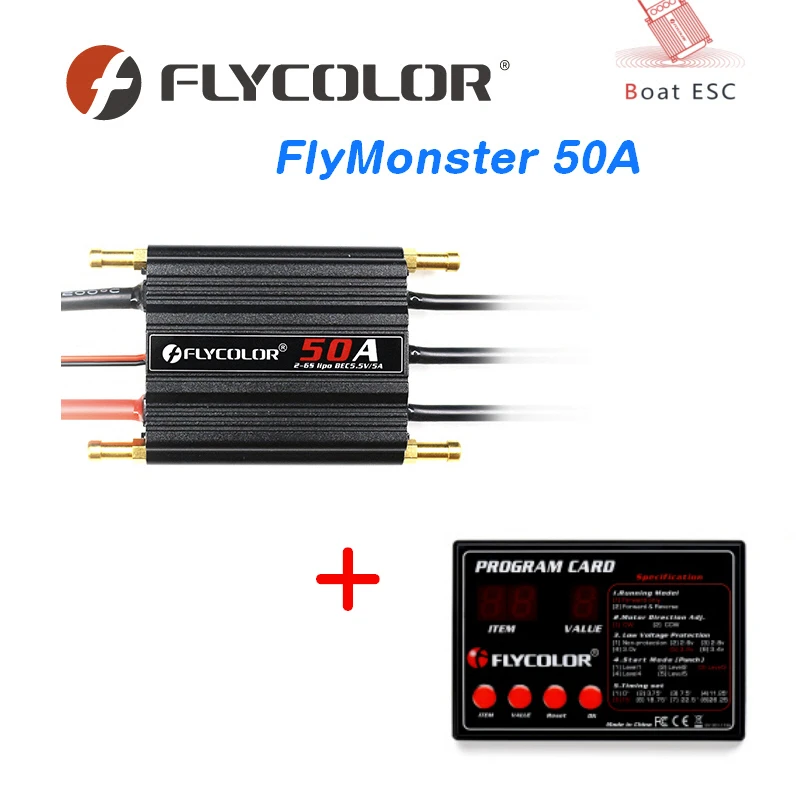 Flycolor Esc Programming Card | Flycolor 150a Brushless Esc - 50a 70a ...