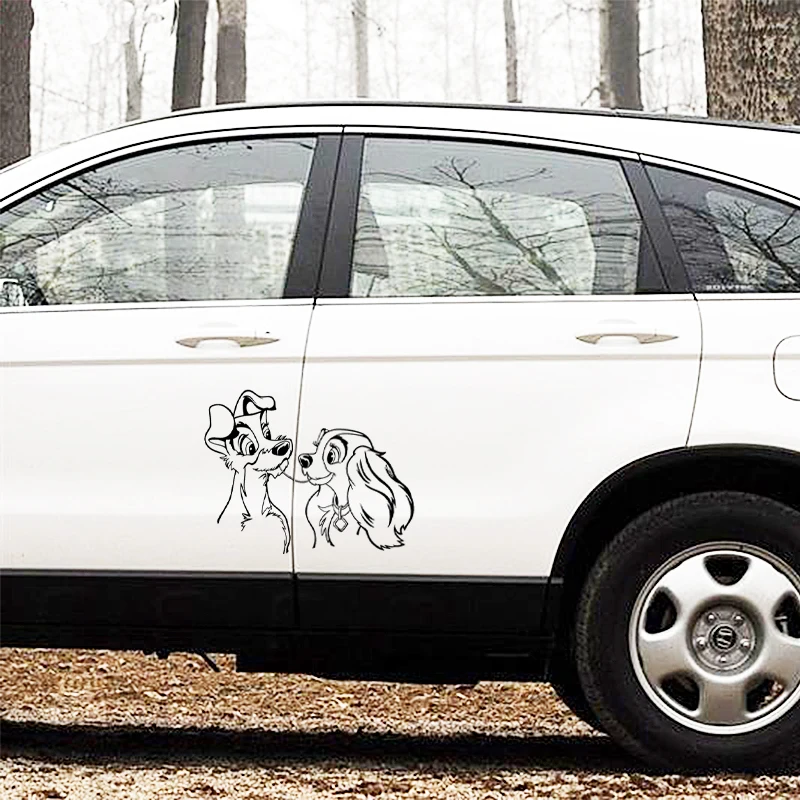 Lady-and-the-Tramp-Decals-Car-Door-Laptop-Water-Bottle-Decor-Funny ...