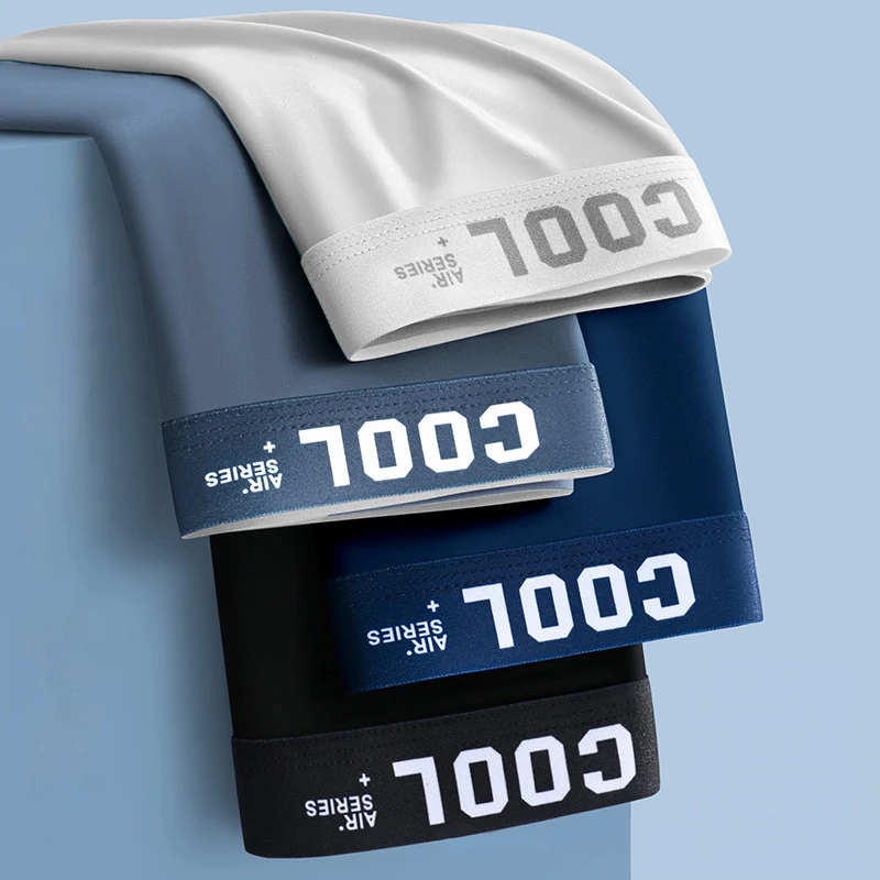 Calzoncillos-b-xer-de-seda-de-hielo-para-hombre-ropa-interior-Sexy ...