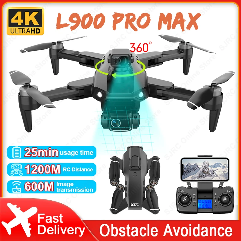 LYZRC-L900-Pro-Max-GPS-Mini-Drone-4K-Profesional-Obstacle-Avoidance-HD ...