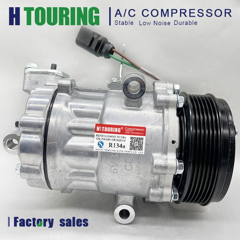 AC Compressor for VW Polo UP / SKODA CITIGO Petrol 6RF820803D 6RD820803 ...