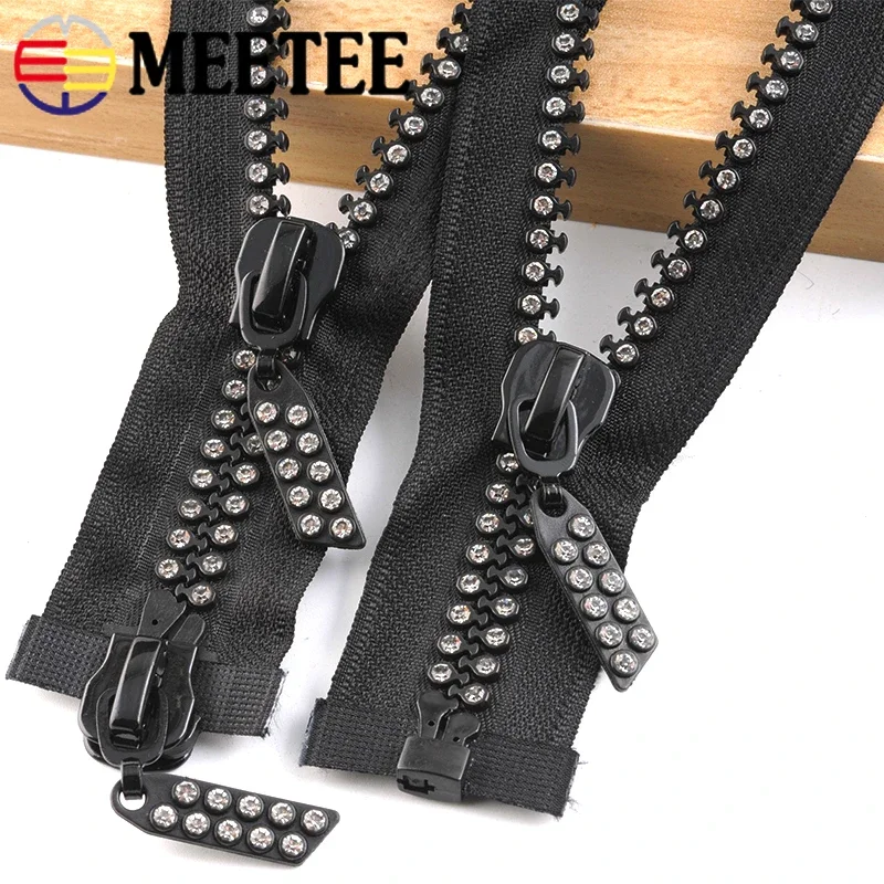 1Pc-10-60-70-80cm-Open-end-Zippers-for-Sewing-Decorative-Resin-Zipper ...