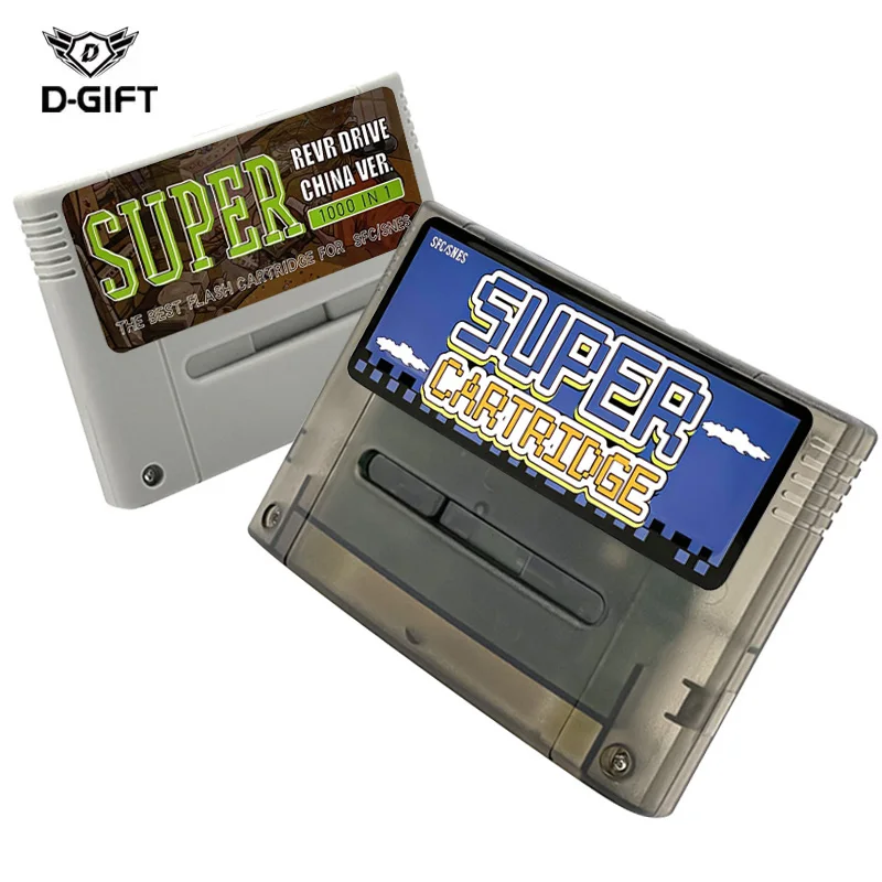 Everdrive-cartucho-de-juego-SNES-SFC-1000-en-1-versi-n-Remix-V1-para ...