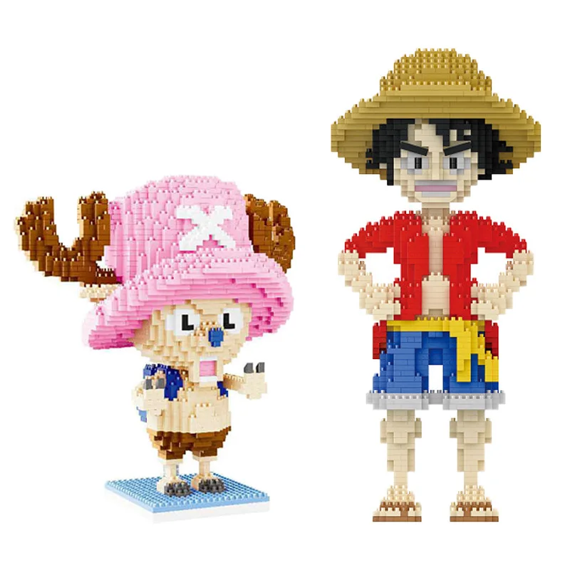One Piece Luffy Building Block | Building Block Brick One Piece ...