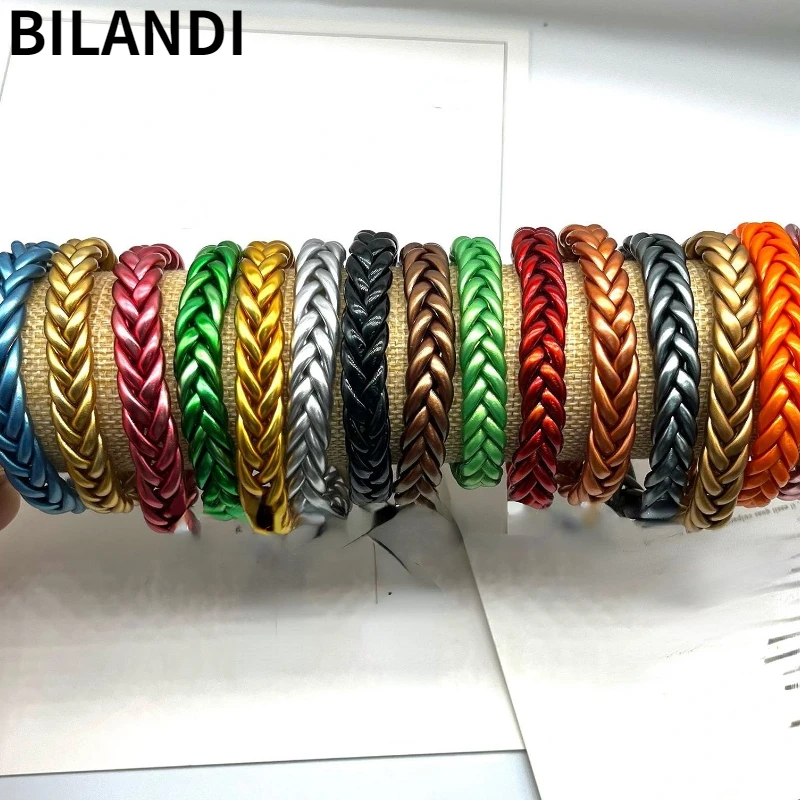 Pvc Bracelet | Bangles - Fashion Handmade Double Multi-color Bracelet ...