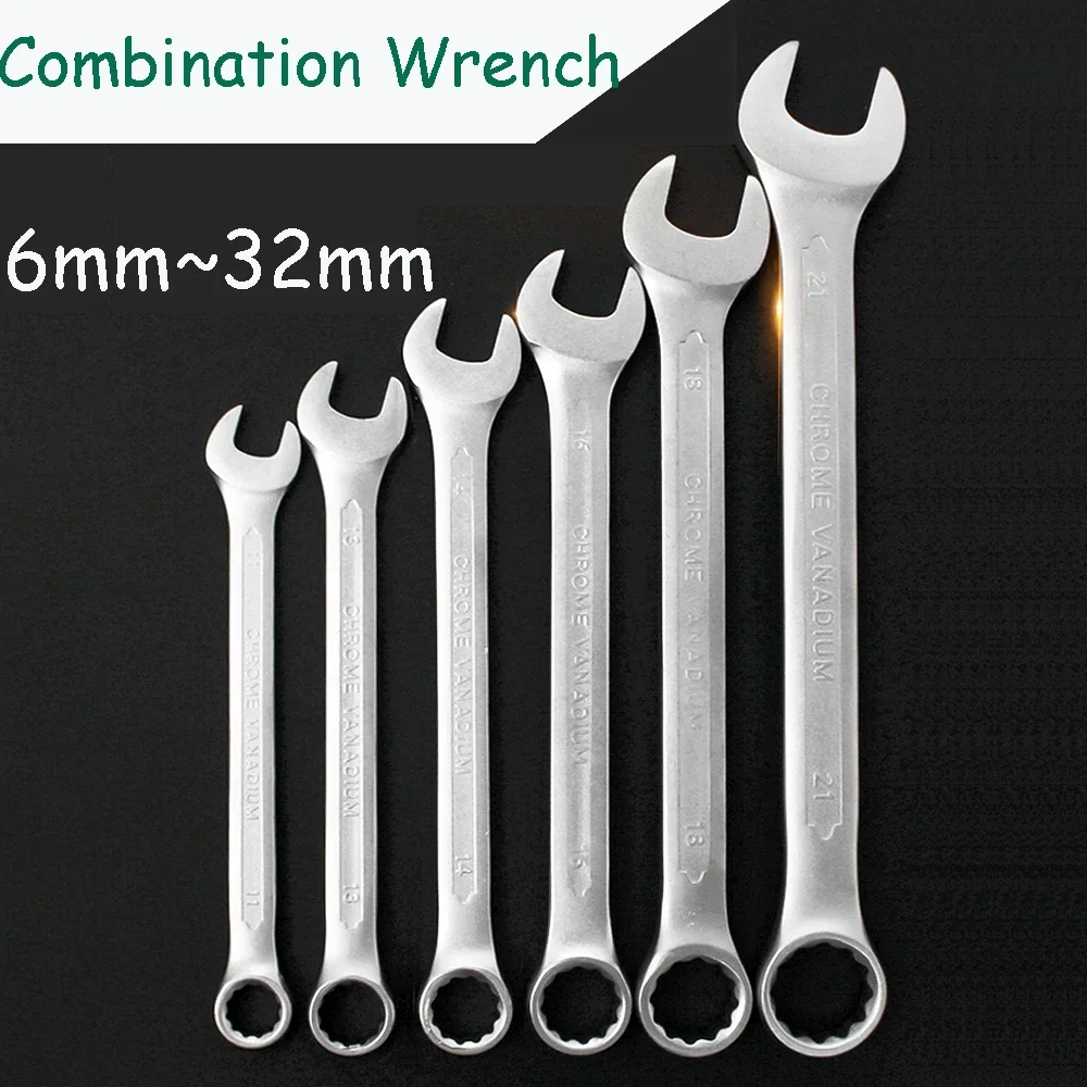 Combination Wrench 6mm~32mm Open End Wrench Box End Wrench Carbon Steel ...