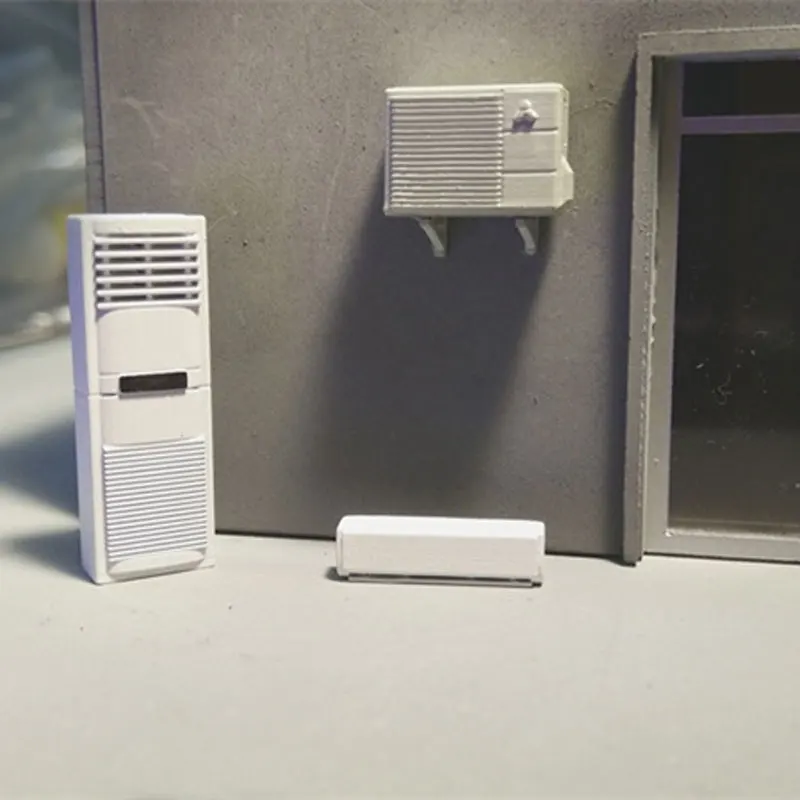 1/64 Scale Model Air Conditioner Dioramas Diecast Alloy Car Simulation ...