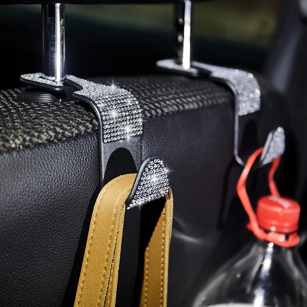 2pcs-Artificial-Diamond-Car-Hook-Car-Hidden-Car-Storage-Hook-Creative ...