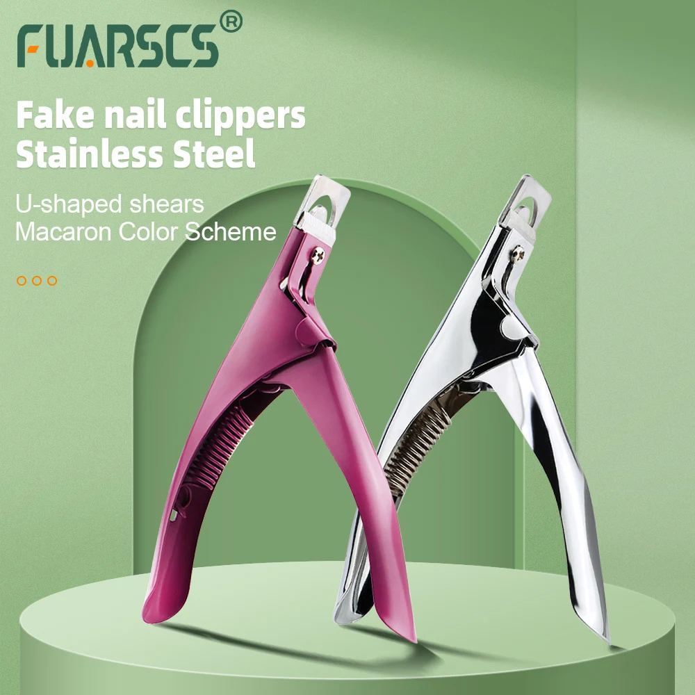 Nail Capsule False Clippers Cutter U-Shaped False Acrylic Tips ...