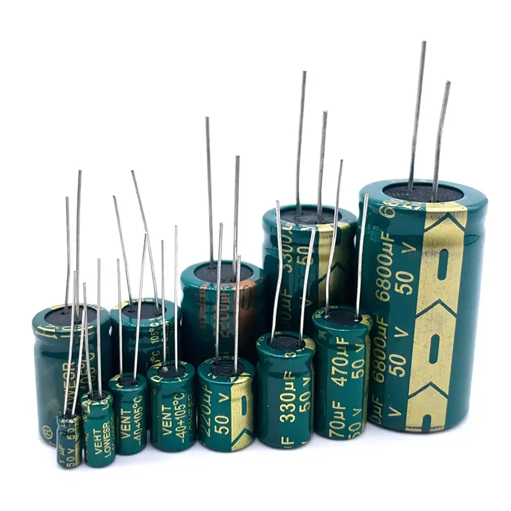 10V 16V 25V 35V 50V 400V Ibuw High Frequency Low ESR Aluminum Capacitor ...