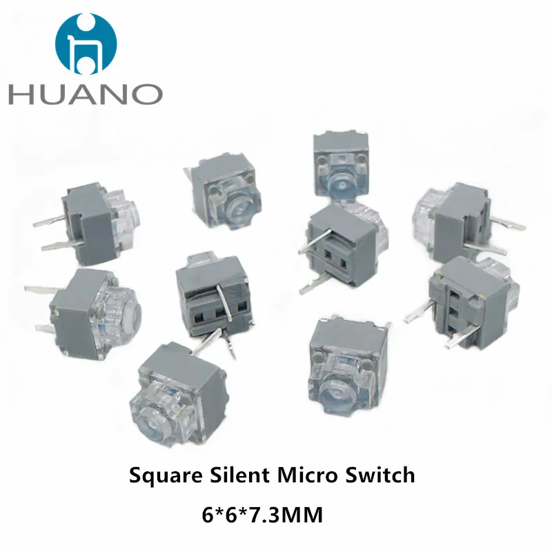 HUANO-New-Product-6-6-7-3mm-square-silent-mouse-micro-switch-mouse ...