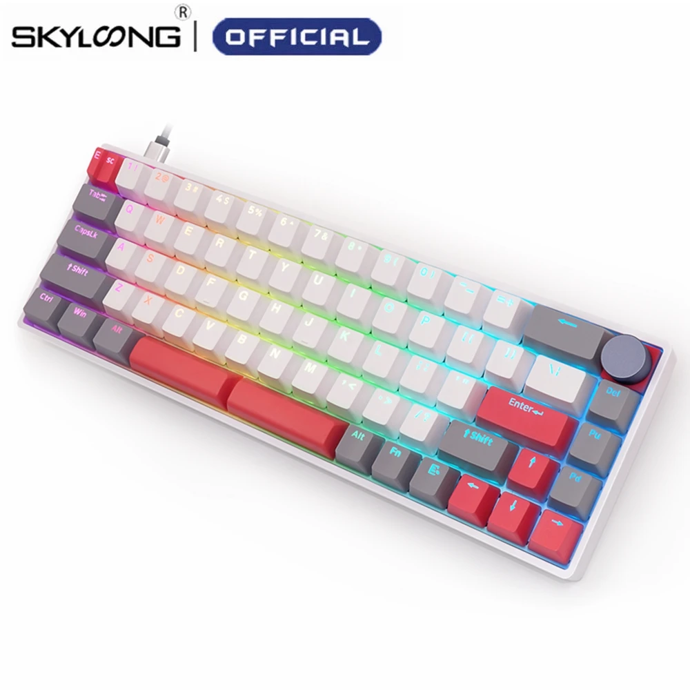 SKYLOONG-SK61-Teclado-Mec-nico-Vers-o-Atualizada-GK6-de-Bot-o-Gamer-RGB ...