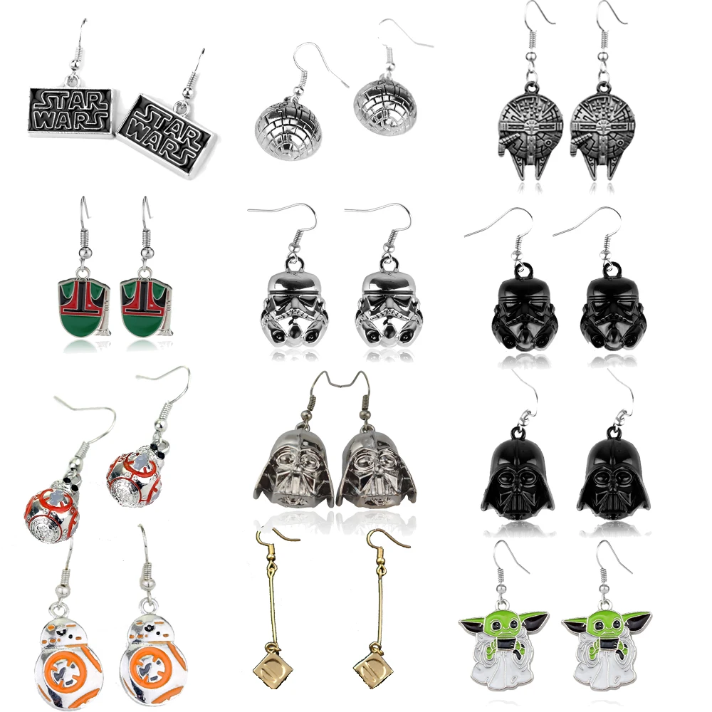 Star-Wars-Earring-Women-Jewelry-Trendy-Robot-Millennium-Falcon ...