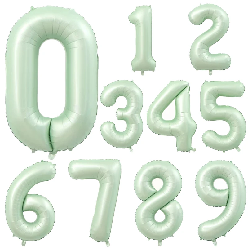 40inch-Olive-Green-Air-Balloon-Giant-Number-Foil-Balloon-Helium-Happy ...