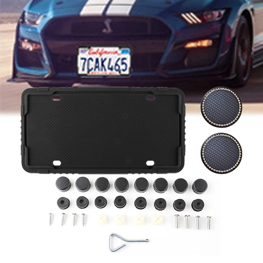 Silicone-License-Plate-Frame-American-Standard-License-Frame-Screw-Does ...