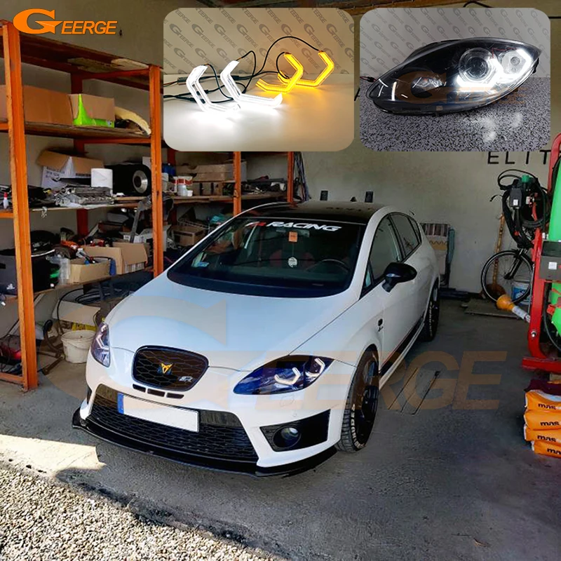 For-Seat-Leon-Mk2-1P-2005-2012-Xenon-Headlight-Ultra-Bright-Concept-M4 ...