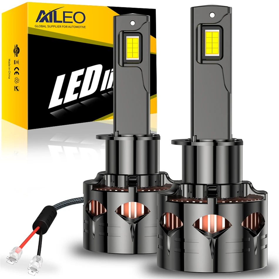Aileo H1 LED Lights 2Pcs 24000LM 280W Headlight Bulb HeadLamp 6500K CSP ...