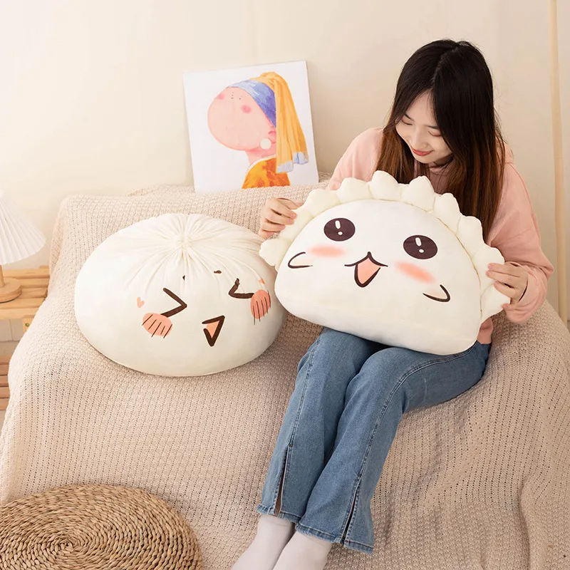 Dumpling Plush Pillow Cute Expression Dumpling Stuffed, 52% OFF