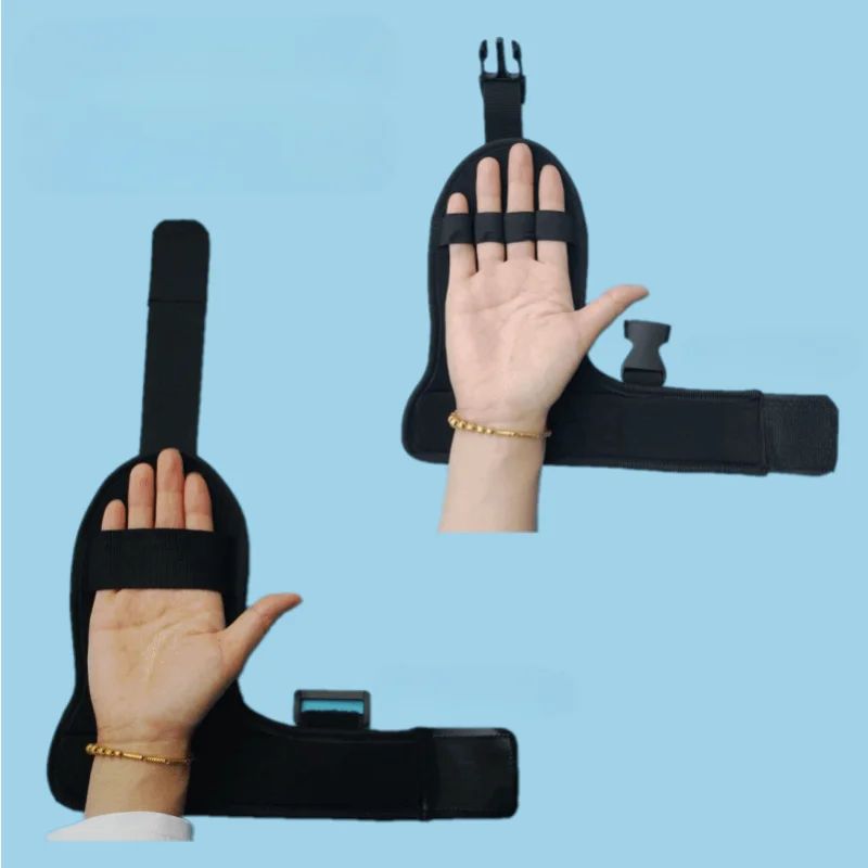 Rehabilitation-Finger-Gloves-Brace-Breathable-Anti-Slip-Auxiliary-Fixed ...