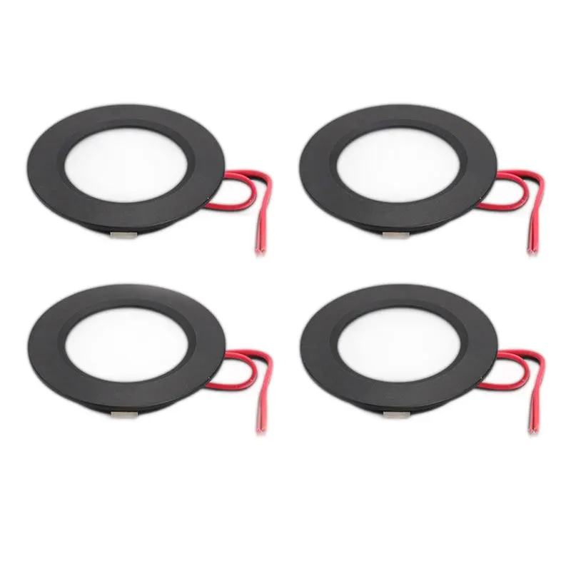 4-Piece-Ultra-Thin-3W-LED-Downlight-Embedded-Cabinet-Light-Bulb-3W-12V ...