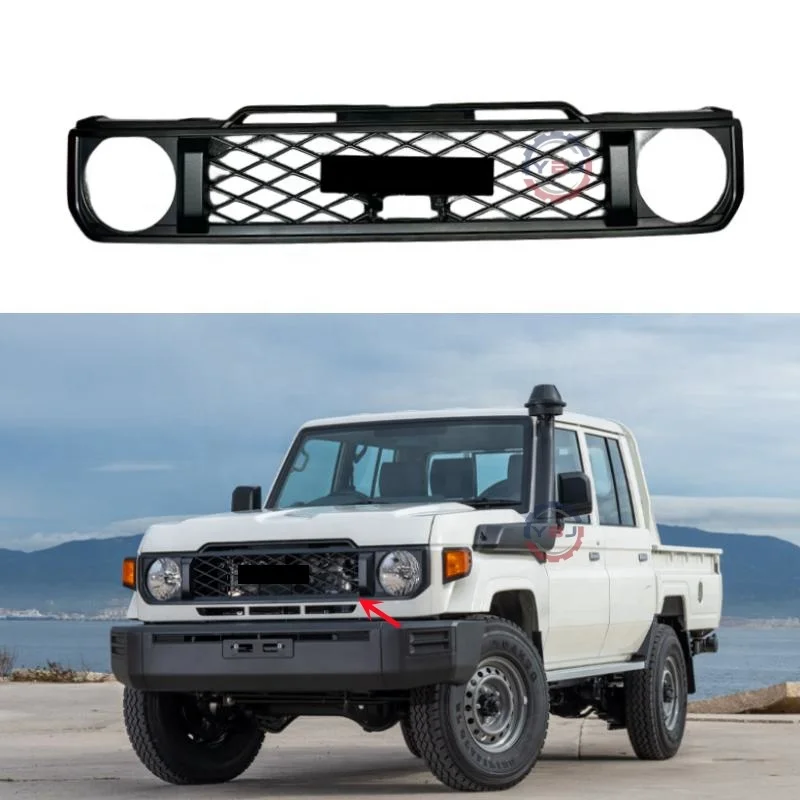 YBJ-car-accessories-Front-Bumper-Grills-For-Toyota-Land-Cruiser-79-LC75 ...