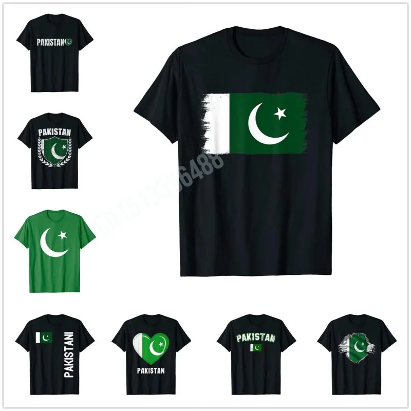Men Women T Shirt More Design Vintage Distressed Pakistani Flag ...