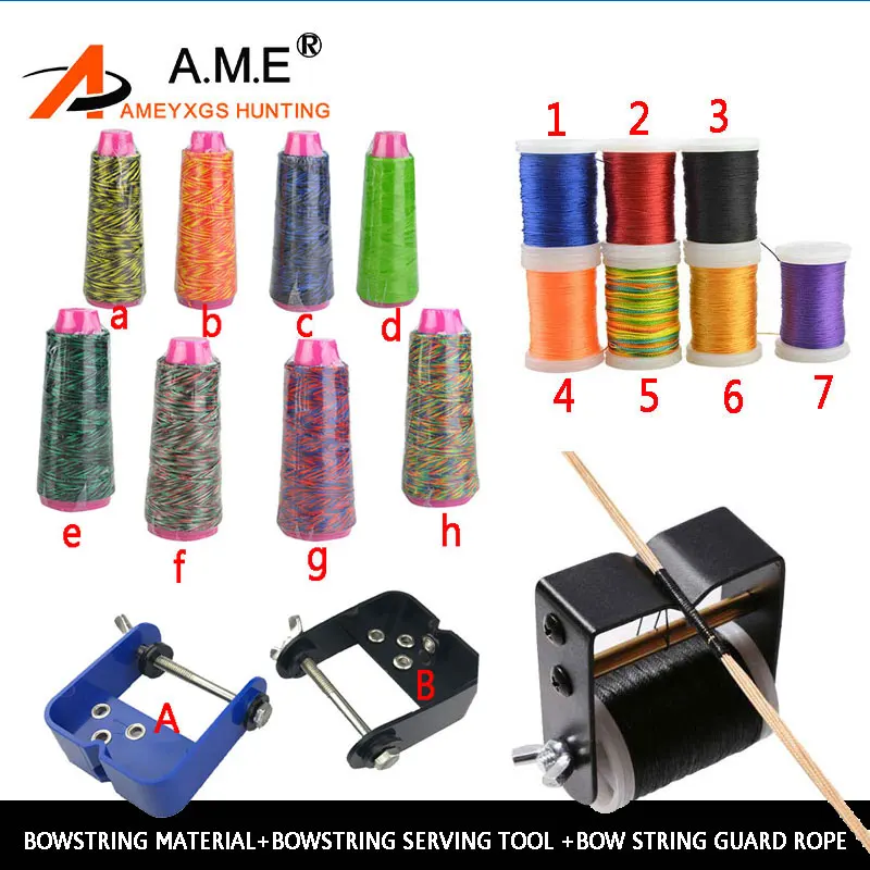 BowString-Material-Bowstring-Serving-Tool-Bow-String-Guard-Rope-Archery ...