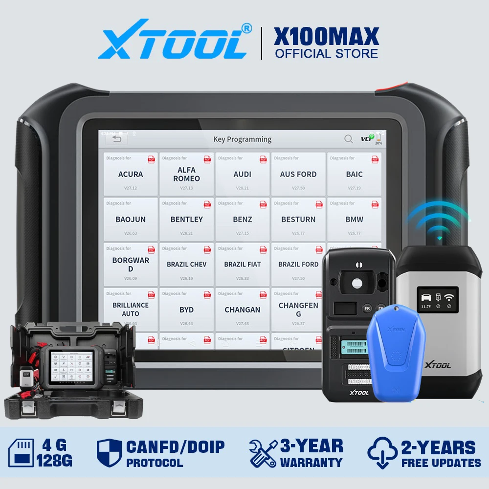 XTOOL-X100-MAX-Advanced-IMMO-Key-Programmer-All-System-Diagnostic-ECU ...