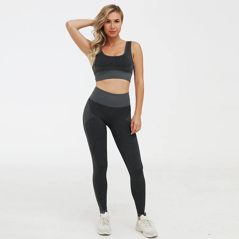 LANTECH – combinaison de sport pour femmes, ensemble de Yoga, pantalon athlétique, Fitness ...