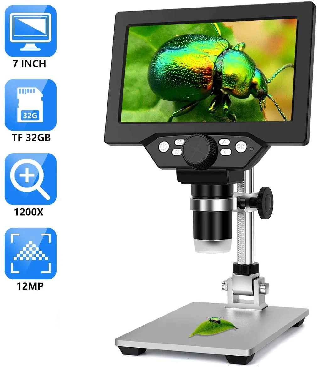 7-LCD-Digital-Microscope-10-1200X-Magnification-1080P-12MP-Video ...