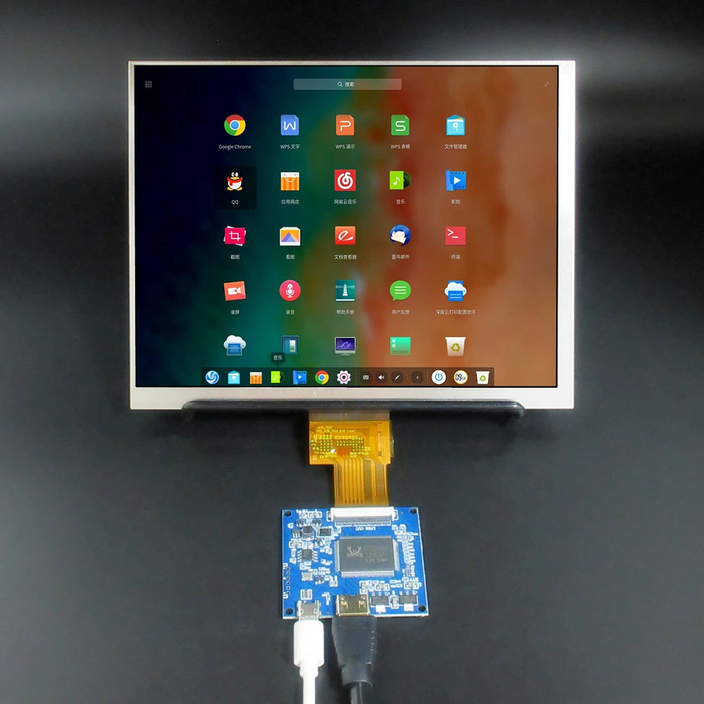 IPS LCD Display Driver Control Board, Mini HDMI-Compatível para ...